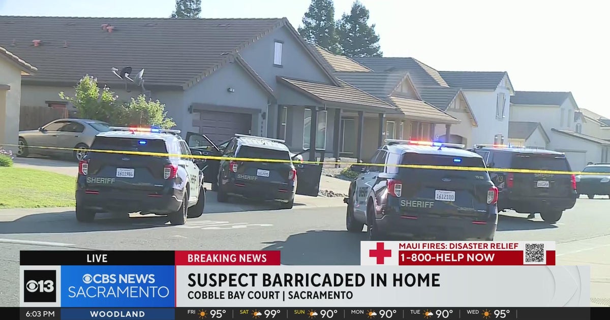Suspect Barricaded In Sacramento Home Along Cobble Bay Court Cbs