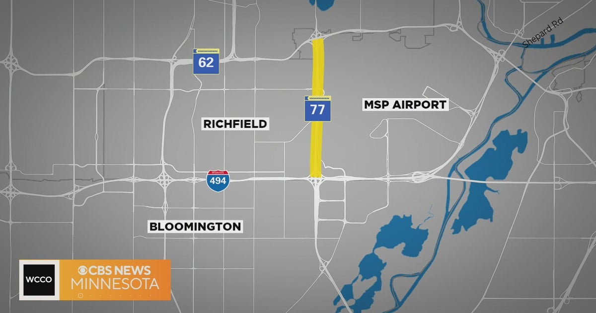 MNDot closes Highway 77 near the airport - CBS Minnesota