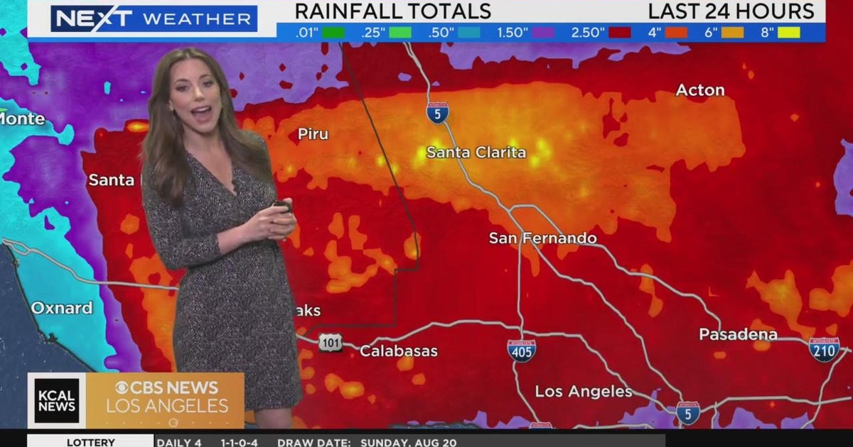 Tracking Hilary: Light showers continue throughout the morning - CBS ...
