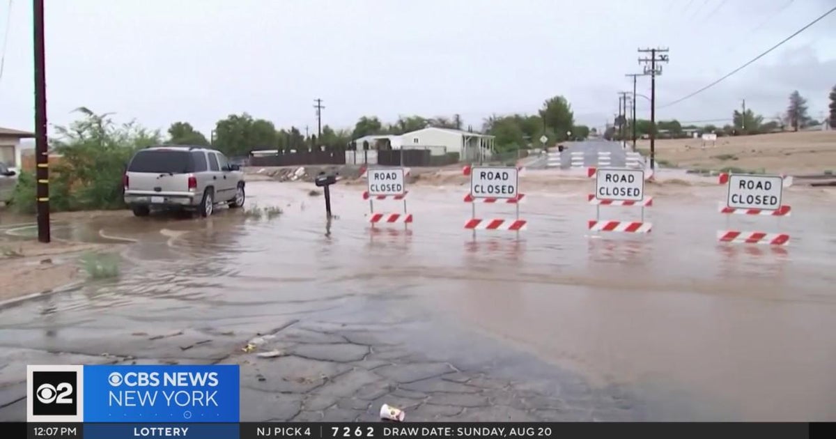 Remnants of Tropical Storm Hilary pose serious flood risks - CBS New York