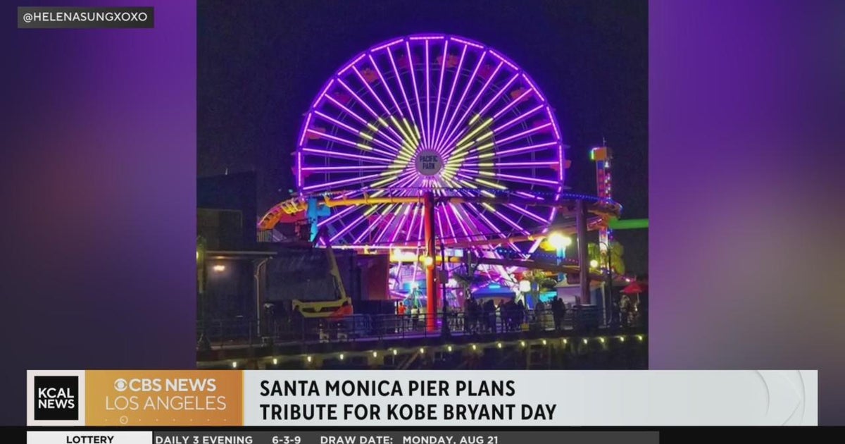 .Santa Monica Pier to light up for Kobe Bryant Day Thursday - CBS Los ...