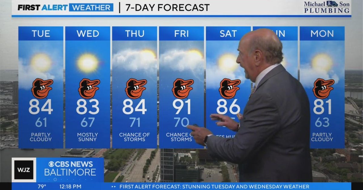 Marty Bass has your Tuesday afternoon forecast (8/22/2023) - CBS Baltimore