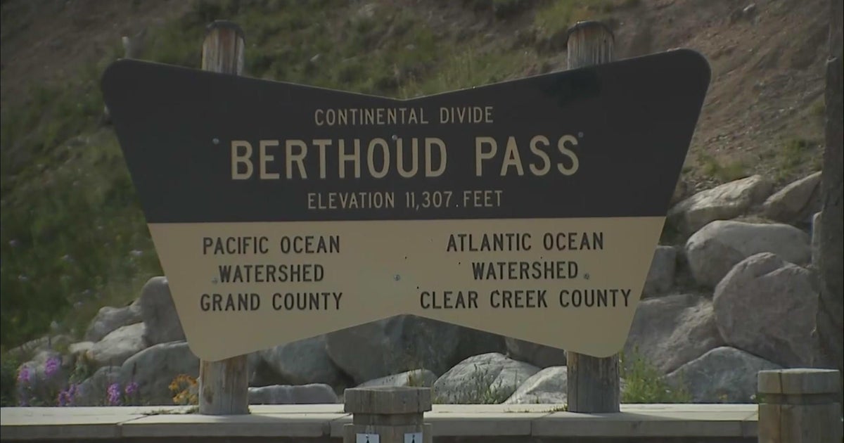 Gov. Jared Polis celebrates Berthoud Pass project - CBS Colorado