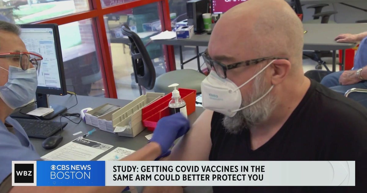 Getting COVID shots in same arm might result in stronger immune ...
