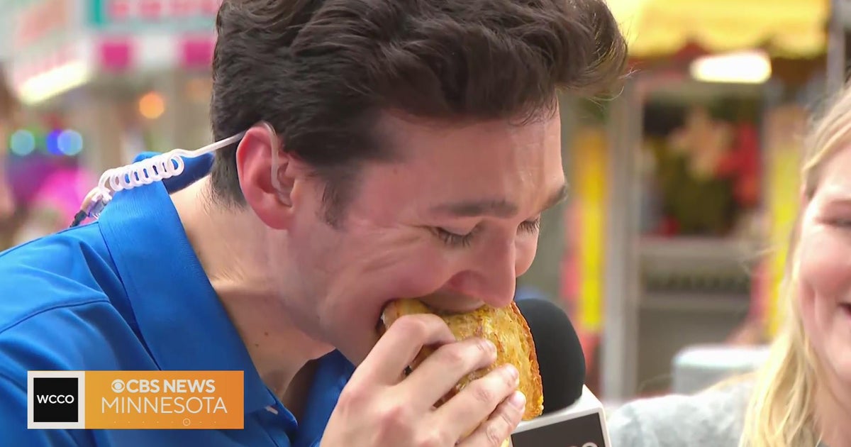 Joseph Dames, at his first MN State Fair, tries some new foods ... and ...