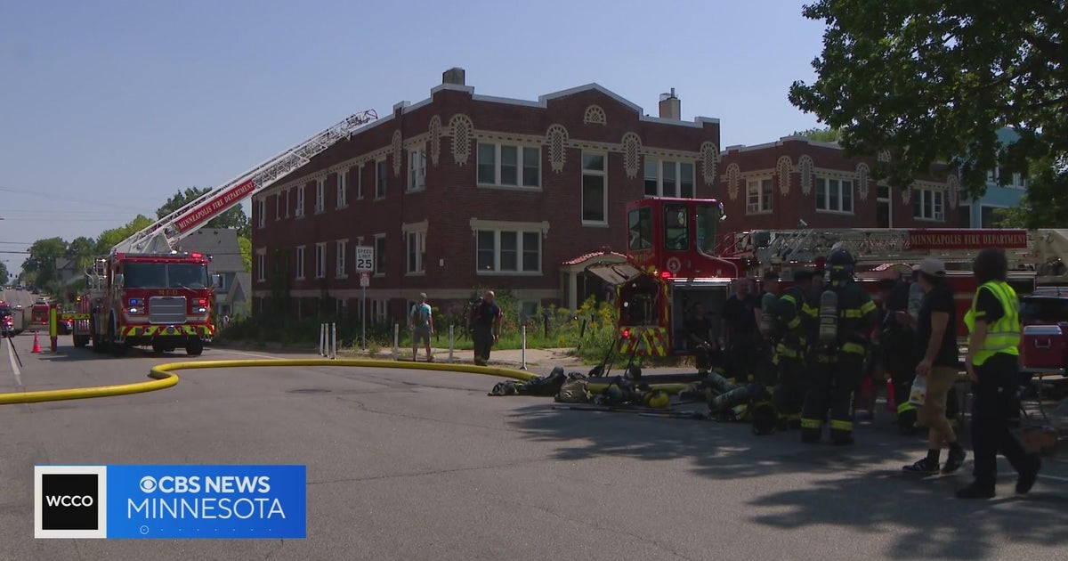Minneapolis firefighters save cats with CPR during apartment fire - CBS ...