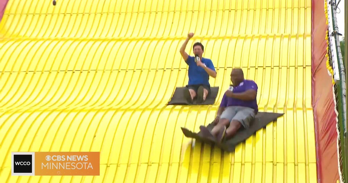 OK, so about that Giant Slide race ... - CBS Minnesota
