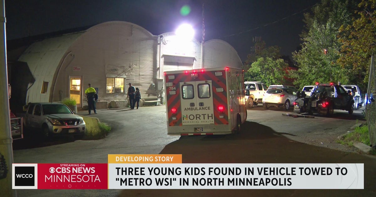 3 children found in vehicle towed from downtown Minneapolis lot - CBS ...