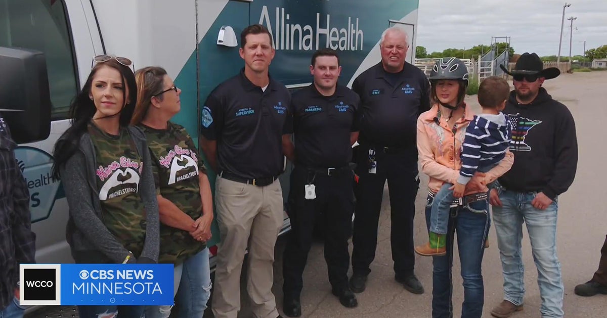 Minnesota woman reunites first responders who saved her life - CBS ...