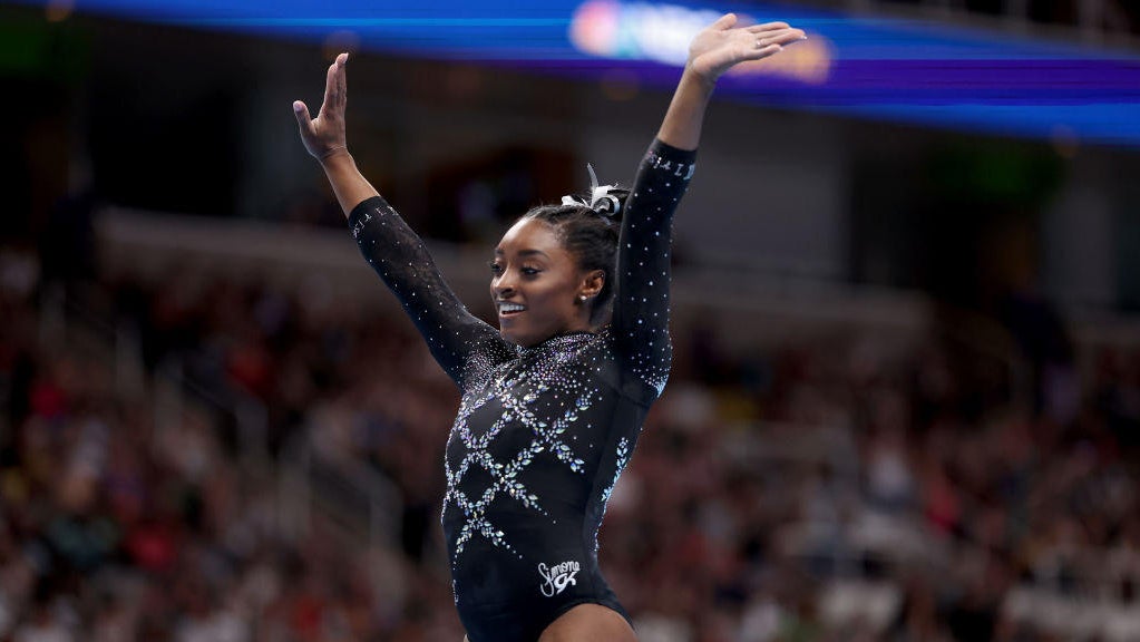 Simone Biles wins record 8th title at US Gymnastics Championships in ...