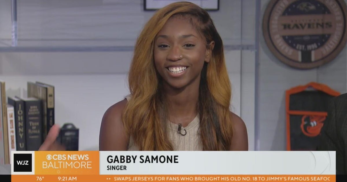 Baltimore-bred singer Gabby Samone discusses an upcoming event ...