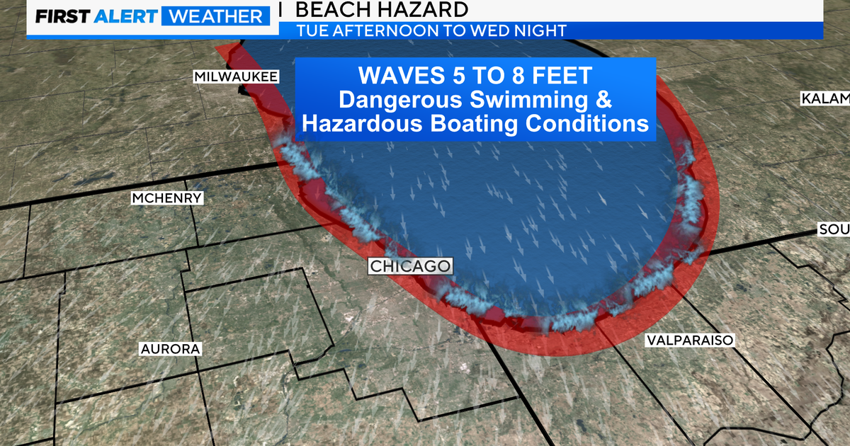 First Alert Weather: Beach Hazard expected for dangerous currents - CBS ...