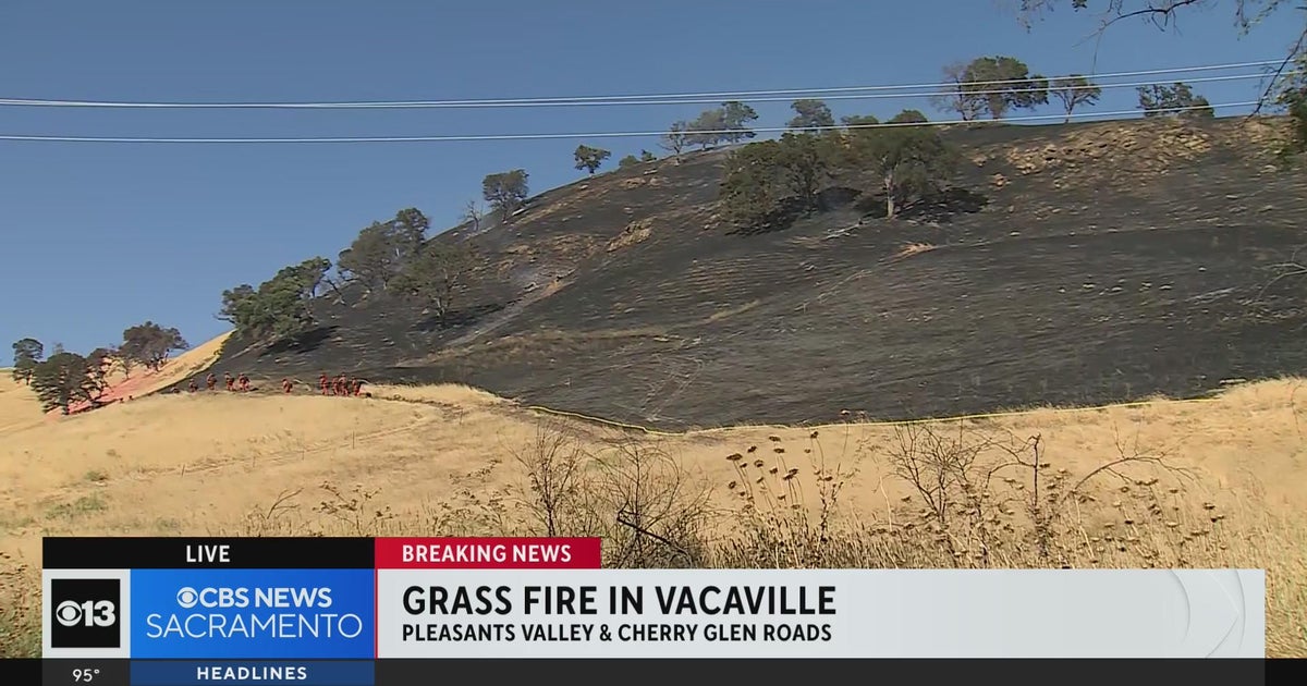 Evacuations lifted for grass fire in Vacaville - CBS Sacramento