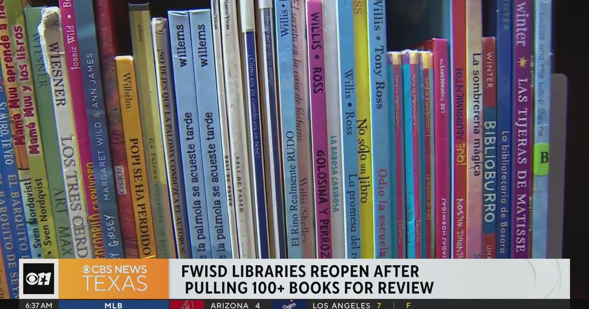 Fort Worth ISD libraries reopen after pulling over 100 books for review ...
