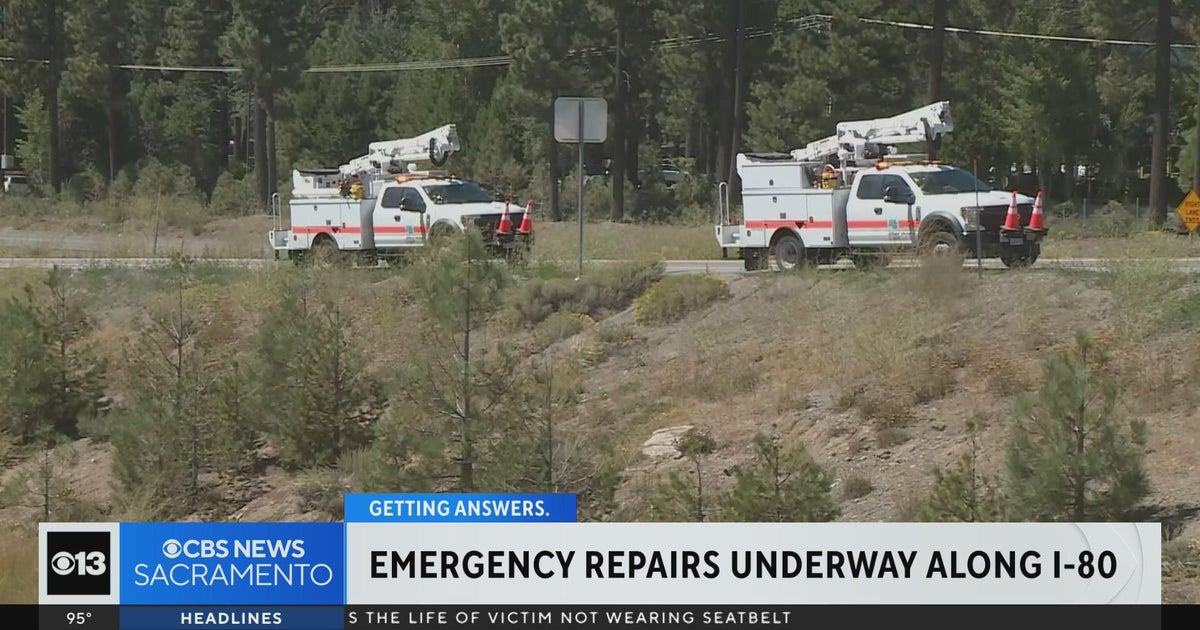 Caltrans begins emergency repairs on I-80 - CBS Sacramento