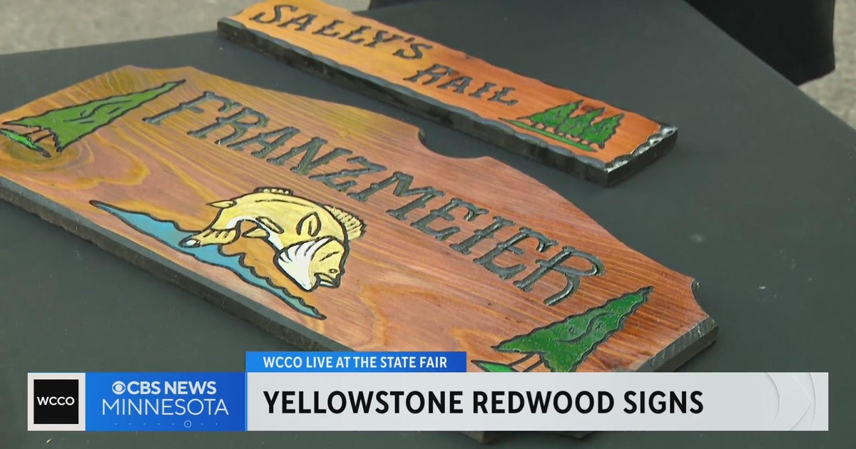 Yellowstone Redwood Signs sells custom signs at the State Fair - CBS ...