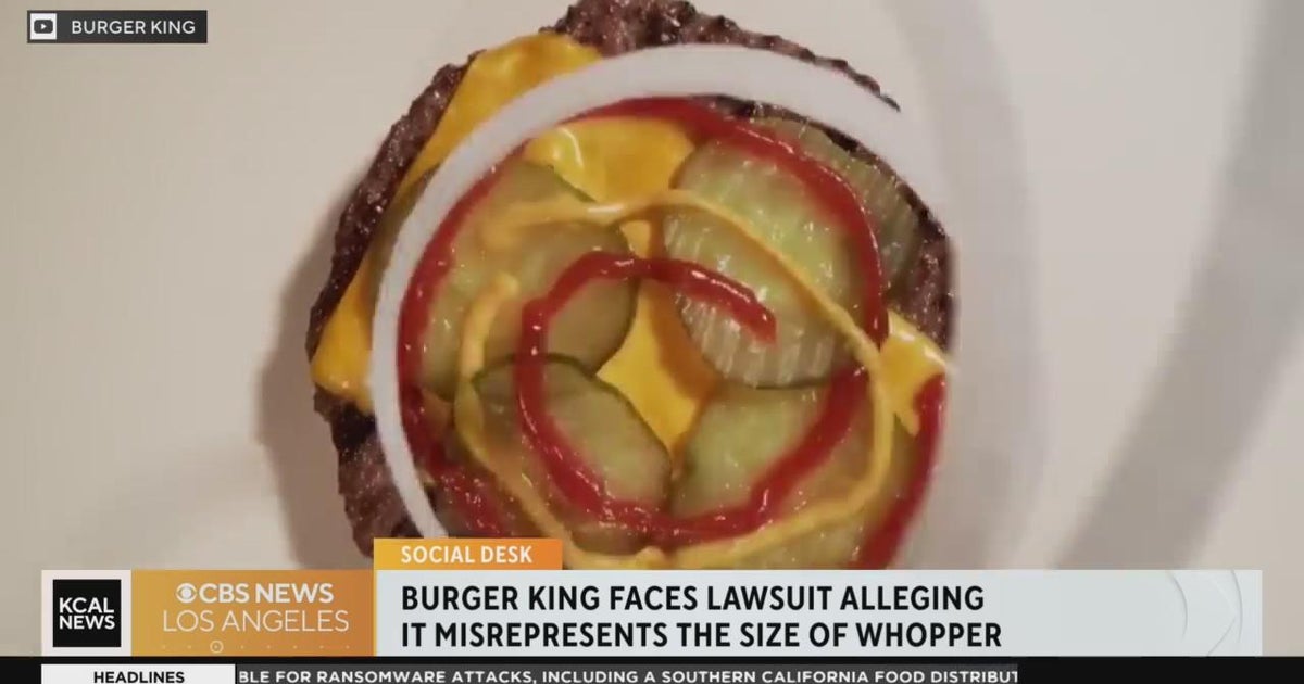 Burger King faces lawsuit alleging advertisements misrepresent burger ...