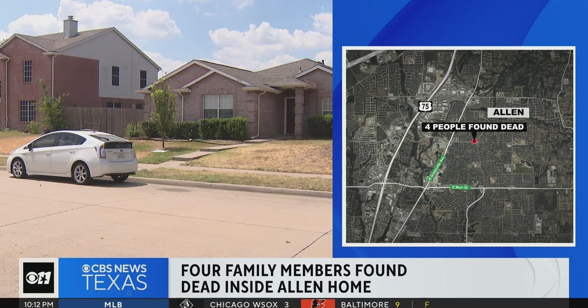4 family members found dead inside Allen home - CBS Texas