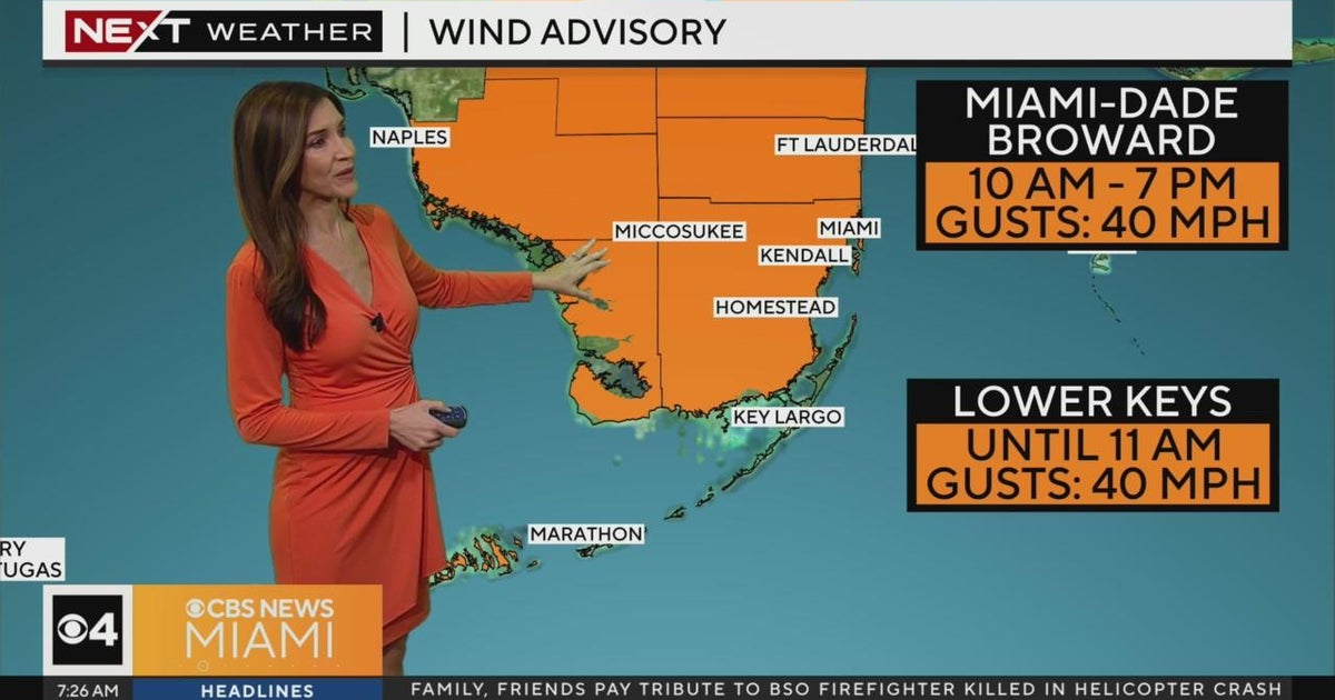 NEXT Weather forecast for Wednesday 8/30/2034 7AM - CBS Miami