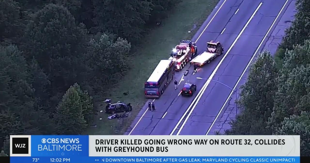 Man killed, 17 injured in head on crash with Greyhound bus on MD 32 in ...