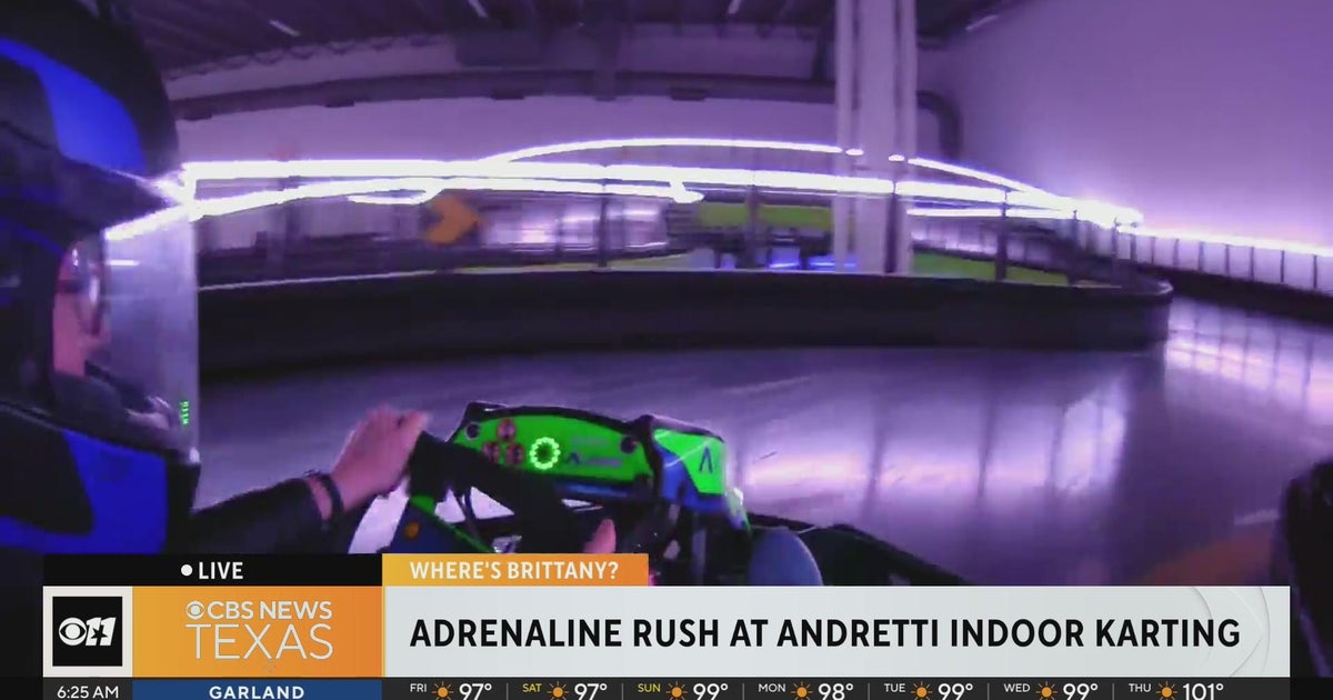 Excitement at every turn at Andretti Indoor Karting - CBS Texas