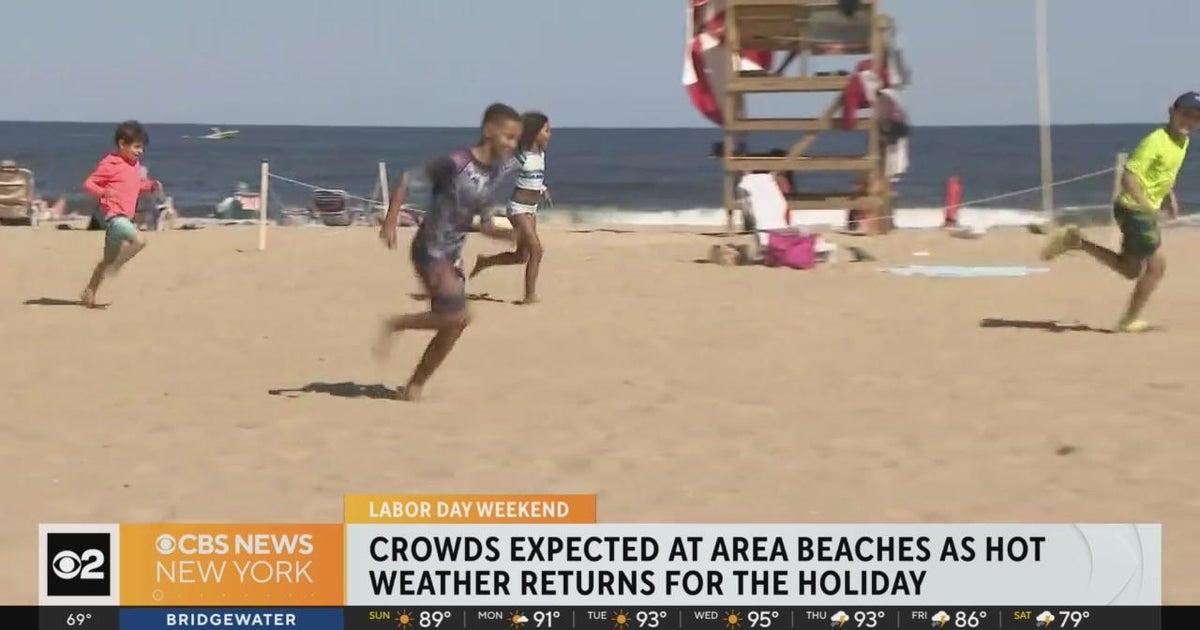 Perfect beach weather for "unofficial" last day of summer - CBS New York