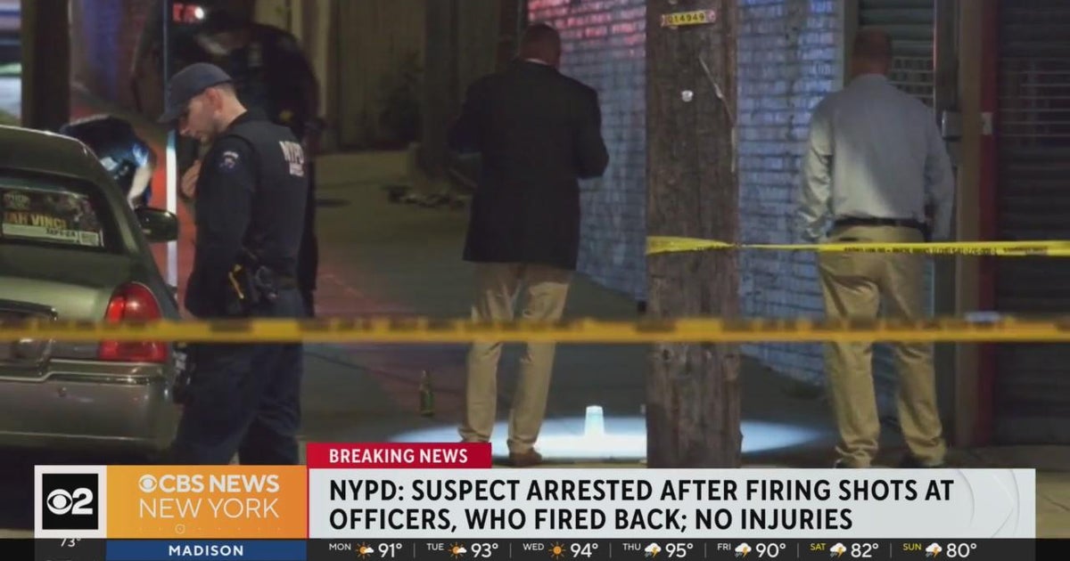 NYPD arrests suspect accused of shooting at officers in Queens - CBS ...
