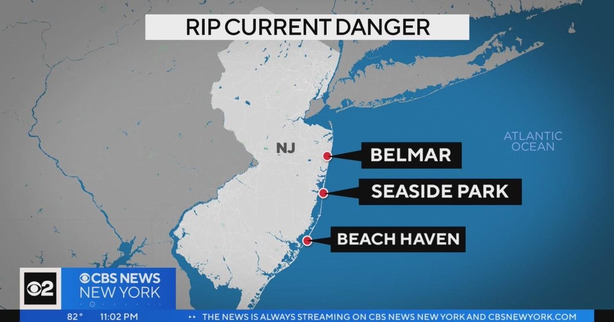 Rip currents causing dangerous conditions all along the Jersey Shore ...