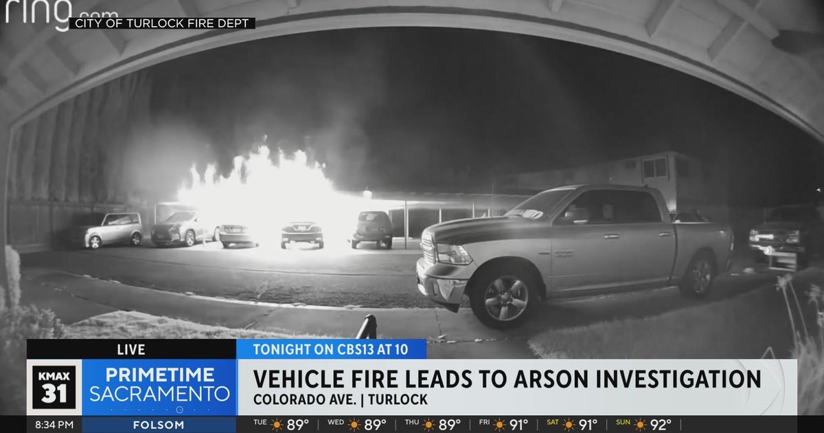 Coming up on CBS13: Vehicle fire leads to arson investigation - CBS ...