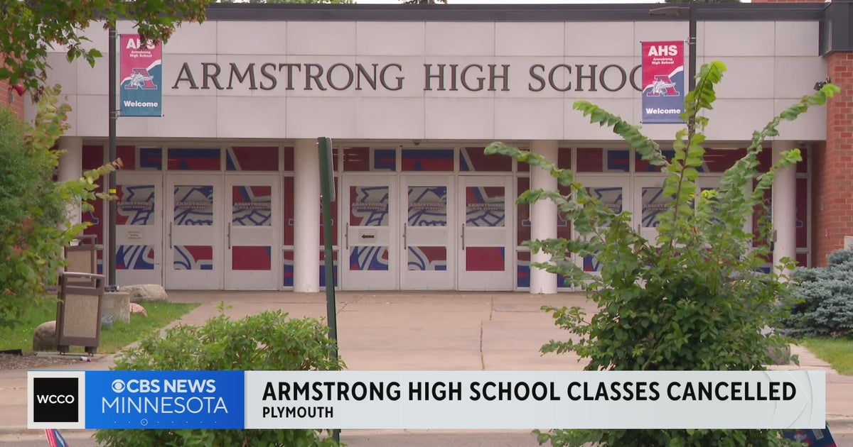 Sewage backup temporarily closes Plymouth's Armstrong H.S. - CBS Minnesota