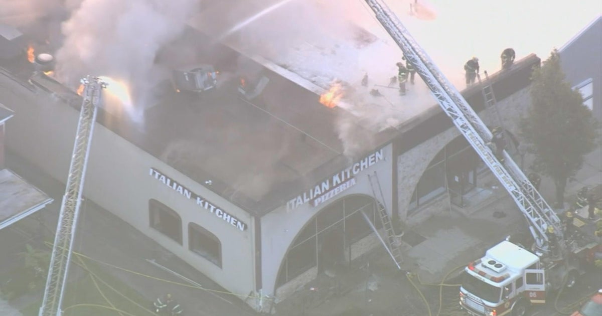 Restaurant catches fire in Philadelphia's Overbrook section - CBS ...