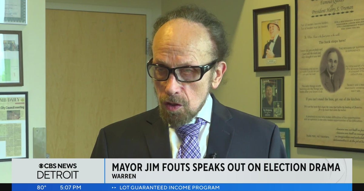 Warren Mayor Jim Fouts speaks out on election drama - CBS Detroit