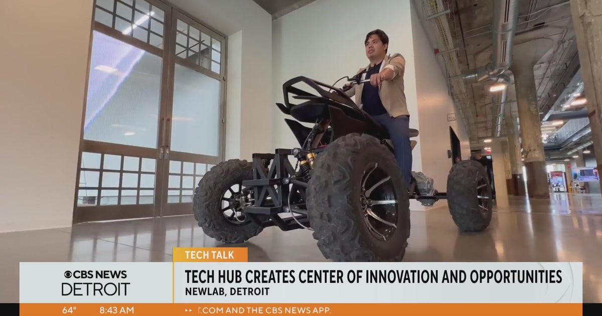 Inside look of NewLab in Detroit, a tech hub of innovation - CBS Detroit
