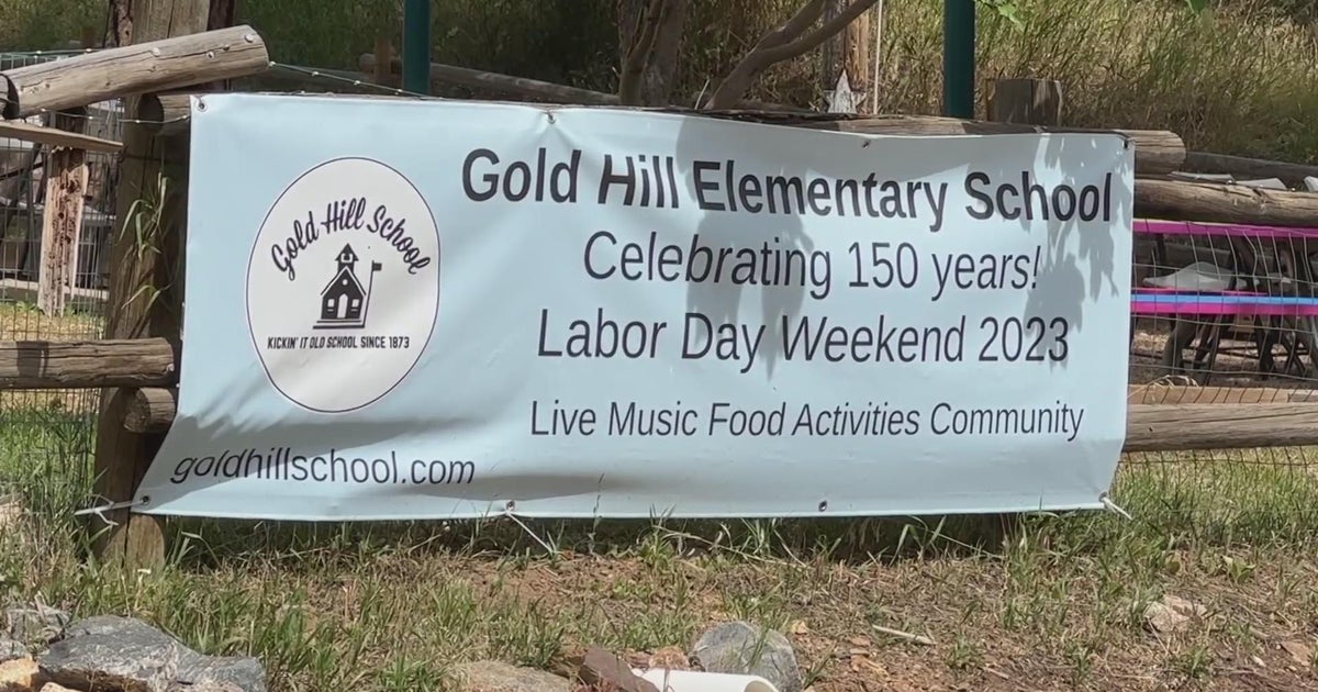 Gold Hill Elementary School celebrates 150 years - CBS Colorado