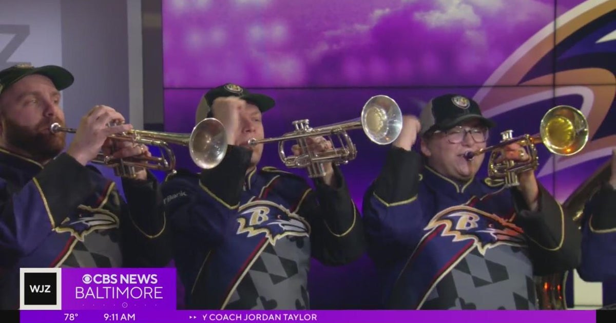 The Marching Ravens give us a show ahead of the season opener - CBS ...