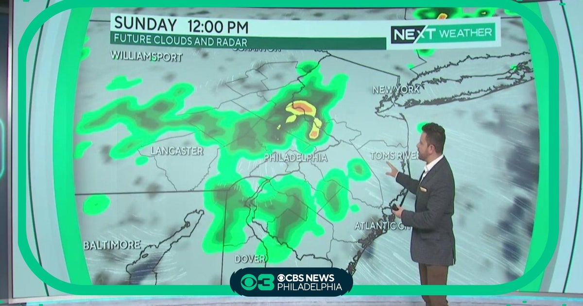 NEXT Weather: Sunday Storms - CBS Philadelphia