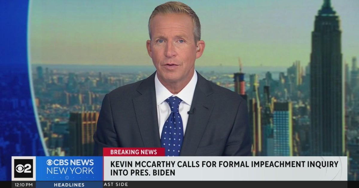 Speaker Mccarthy Calls For Formal Impeachment Inquiry Into President