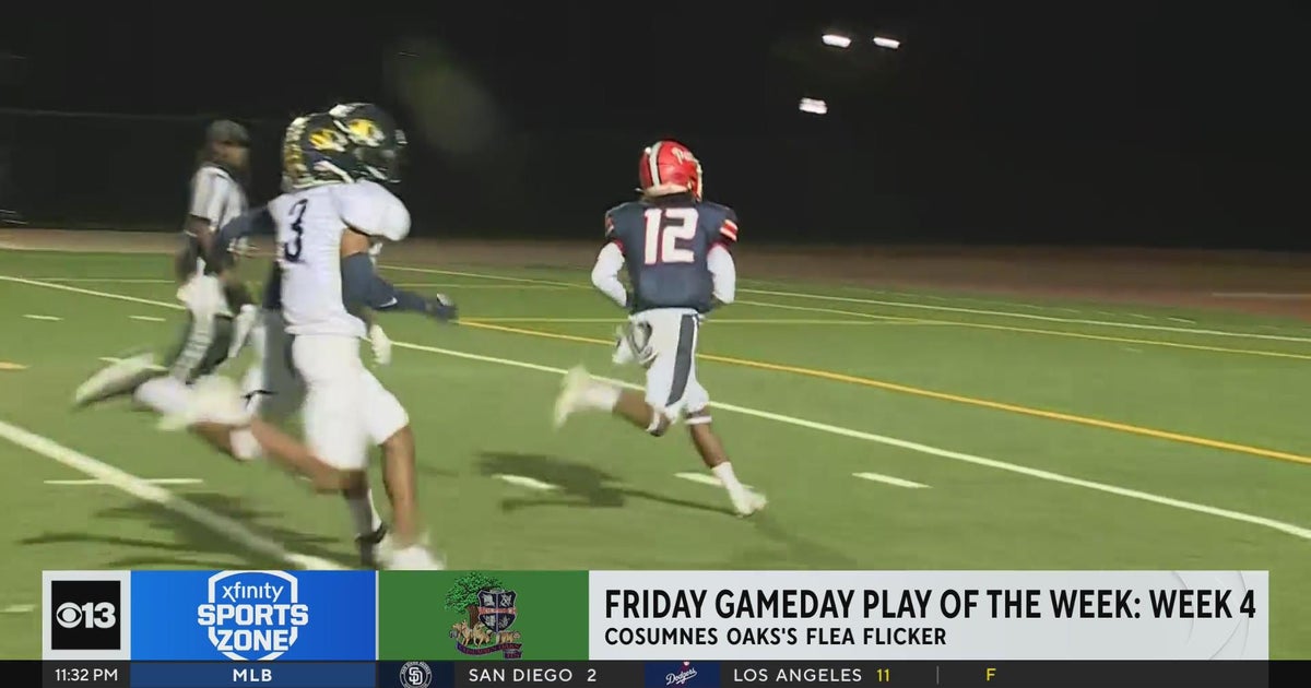 Friday Gameday Play of the Week: Week 4 - CBS Sacramento