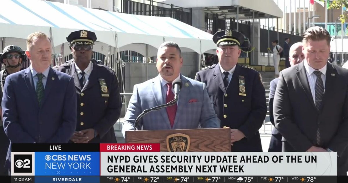 NYPD outlines U.N. General Assembly security measures - CBS New York