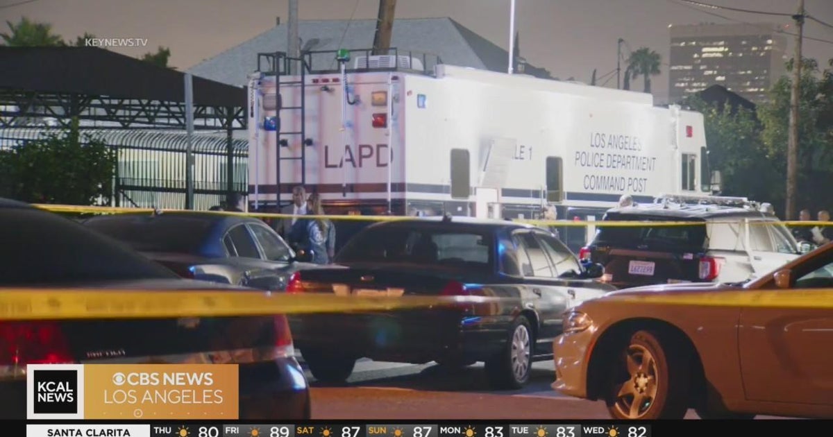 LAPD fatally shoot armed man near Pico-Union - CBS Los Angeles