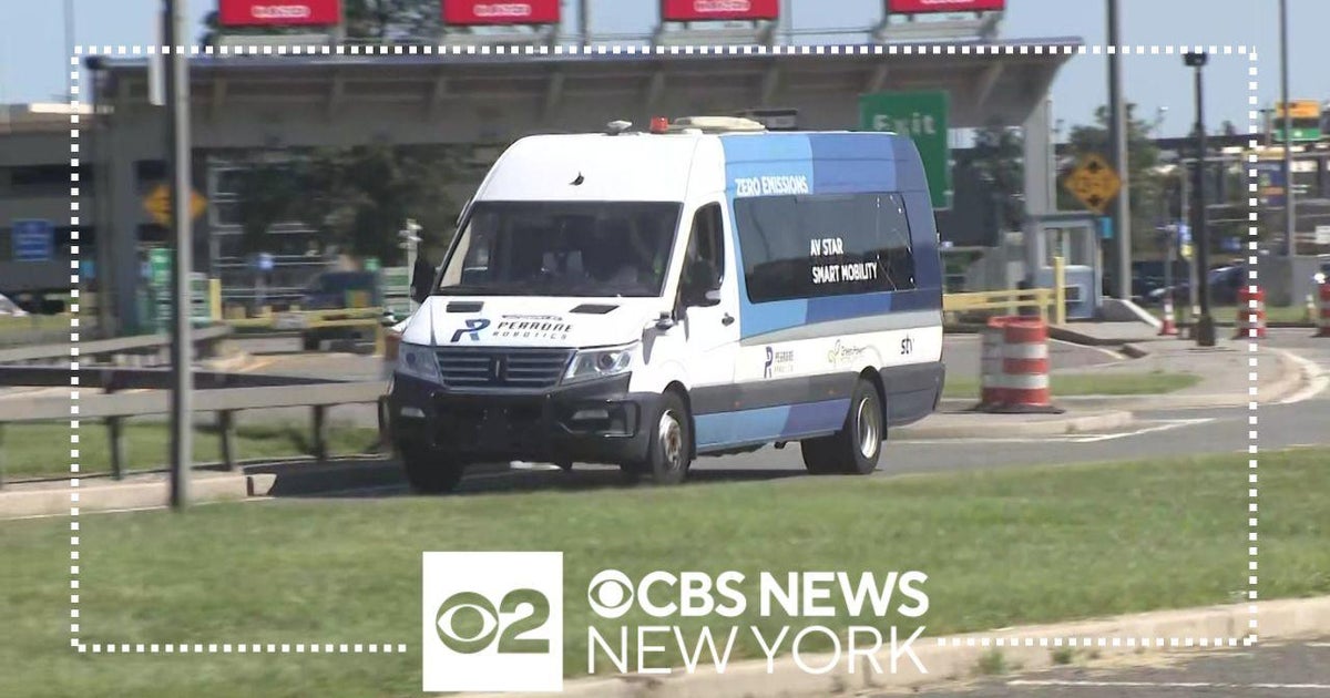 Port Authority testing autonomous shuttle vans at Newark Liberty ...