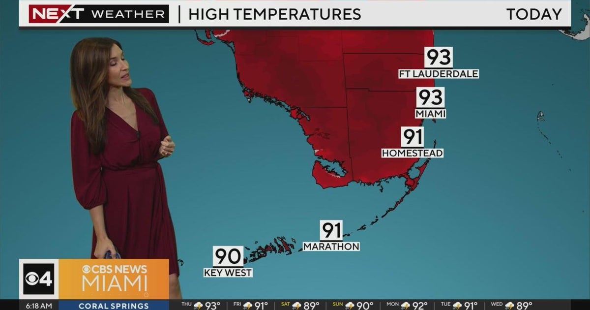 South Florida AM weather forecast for 9/14/23 - CBS Miami