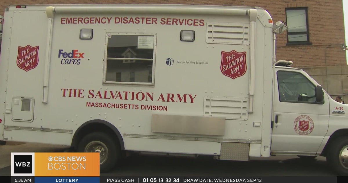 Salvation Army Emergency Disaster Services "ready to roll" at a moment's notice - CBS Boston