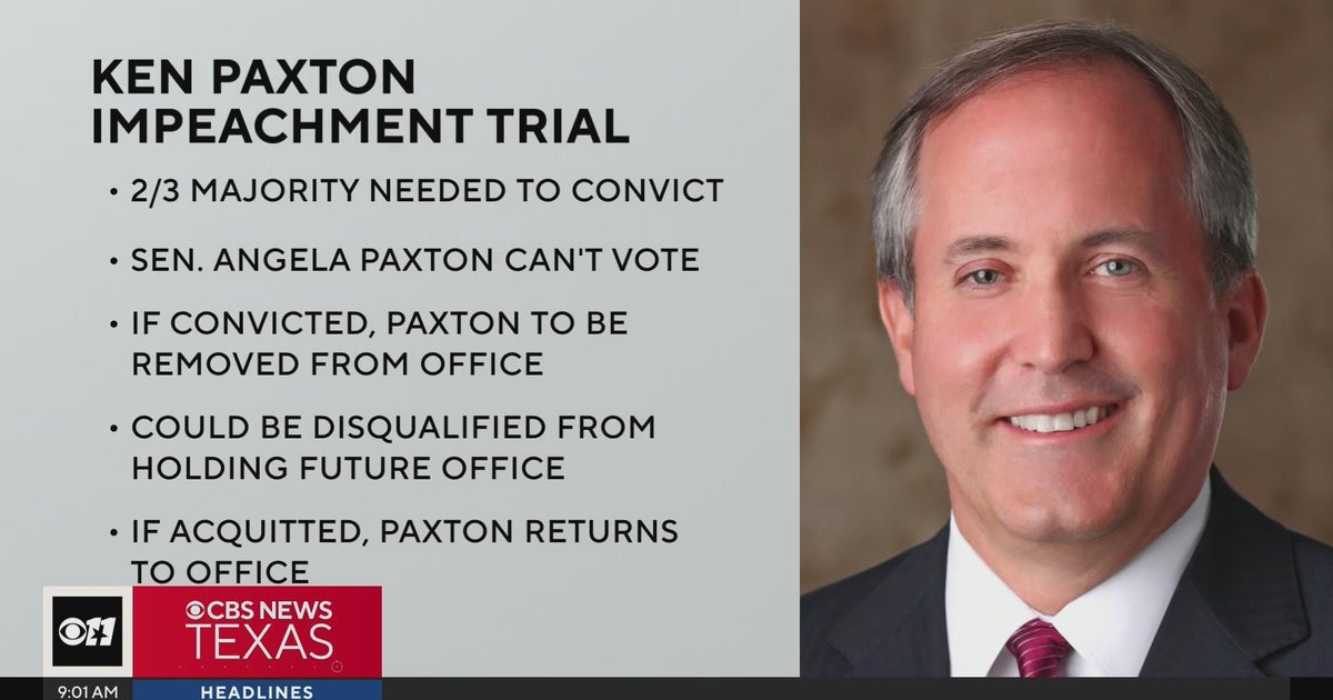 Closing Arguments Set To Begin Friday Morning In Ken Paxton Impeachment
