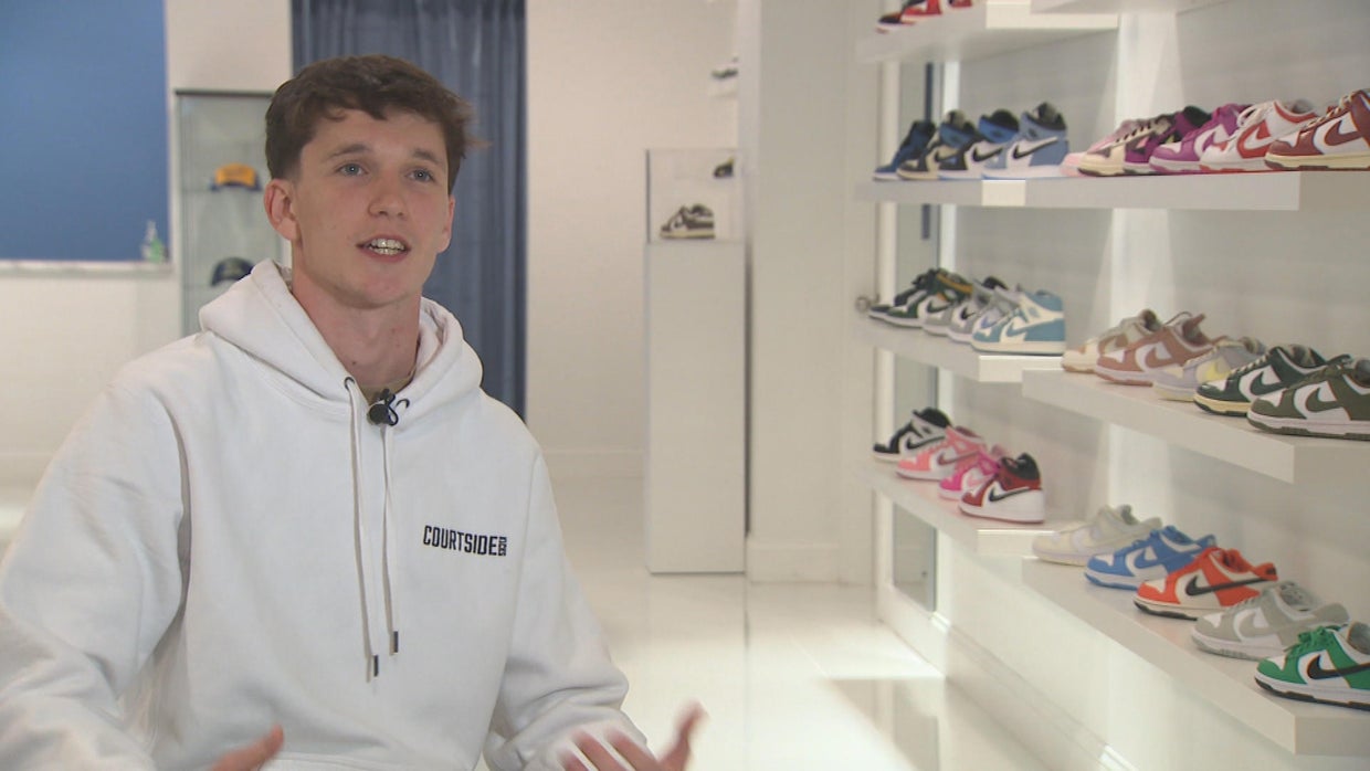 Courtside Kicks in Boston caters to stylish sneaker lovers - CBS Boston