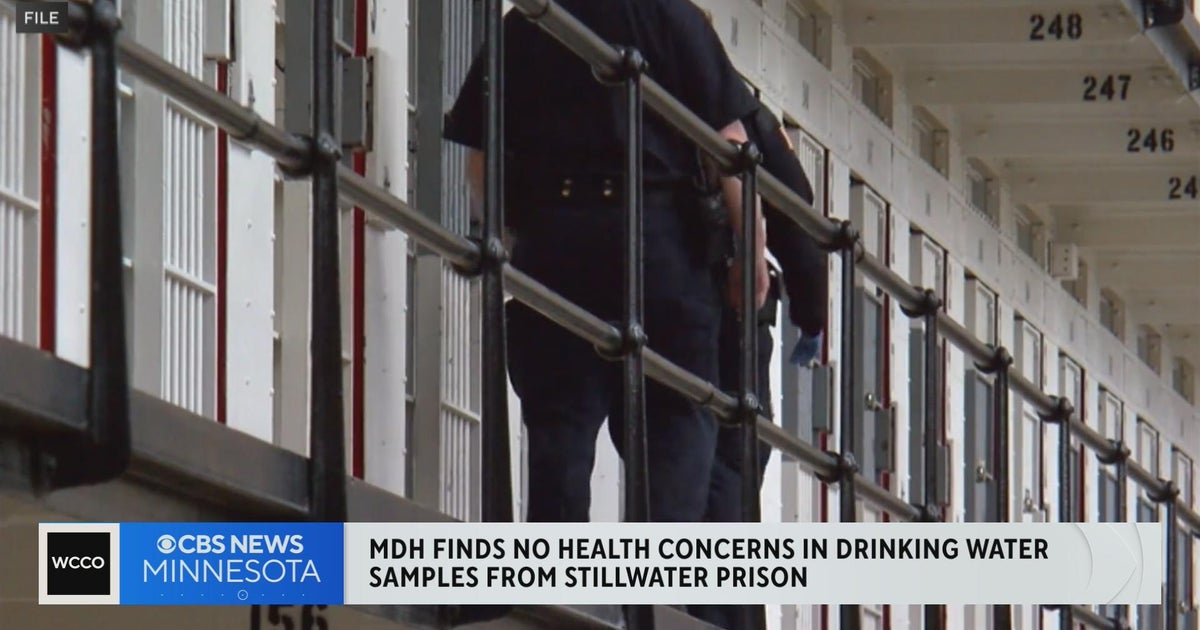 MDH says samples of Stillwater Prison water show no health risks - CBS ...