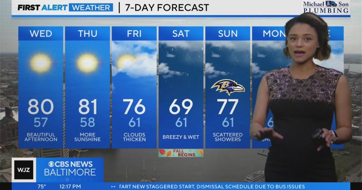 Meteorologist Abigail Degler has your Wednesday afternoon forecast (9/20/2023) - CBS Baltimore