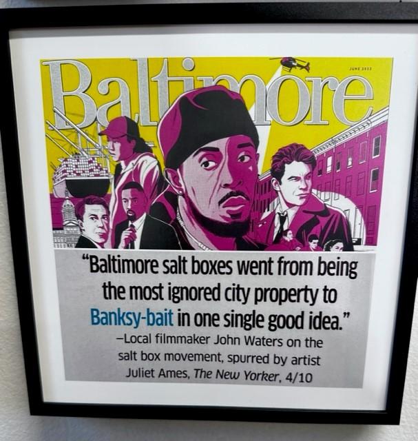 Where's Marty? Hanging out with the artist beautifying Baltimore's salt ...