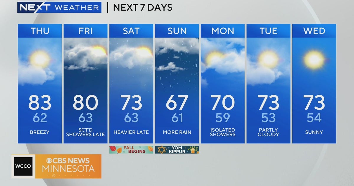 NEXT Weather: 4:30 a.m. report from Sept. 21, 2023 - CBS Minnesota
