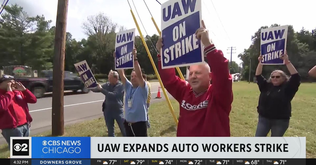 UAW expands strike against Big Three; what it means - CBS Chicago